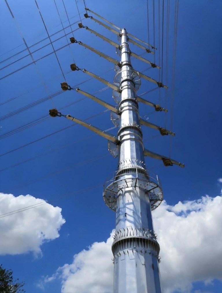 Tower Monopole BTS dan SUTET | Tiang Monopole 20, 25, 30 Meter | Tiang ...