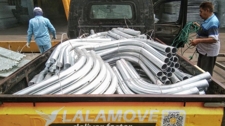 Tiang Lampu PJU Bulat 6 – 13 Meter | Tiang Lampu PJU 7 dan 9 Meter ...